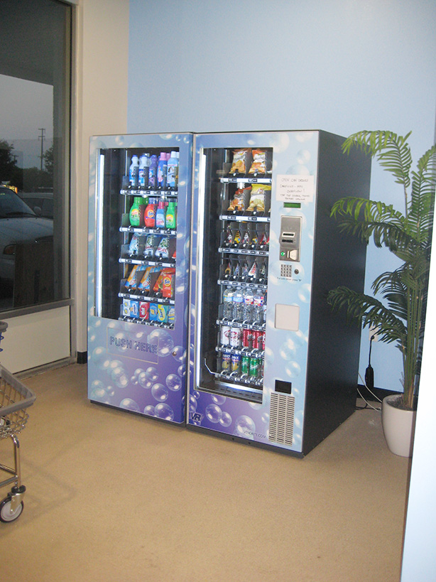 Vending snacks, laundry soap, softener and dryer sheets. | Skyline Laundry